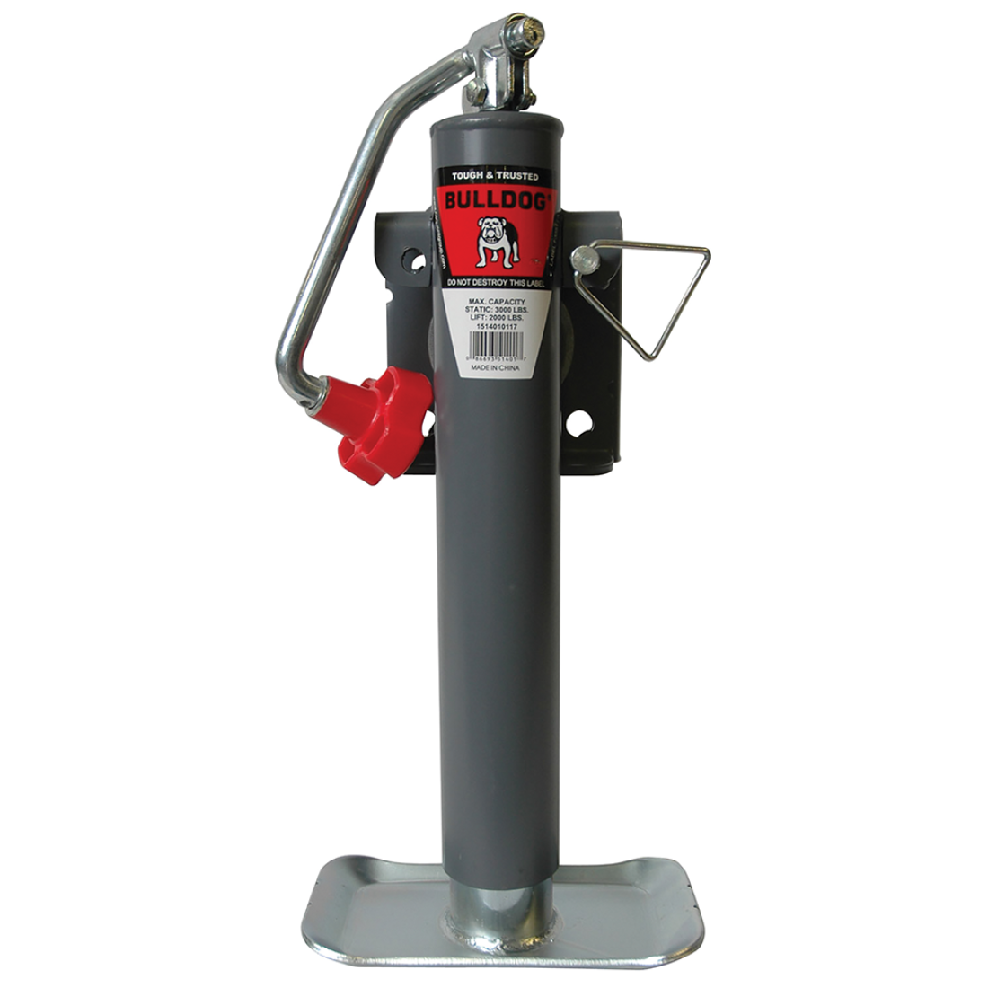 Bulldog 2K Snap Ring Swivel Jack - Durable Trailer Lift | TrailerJacks.com