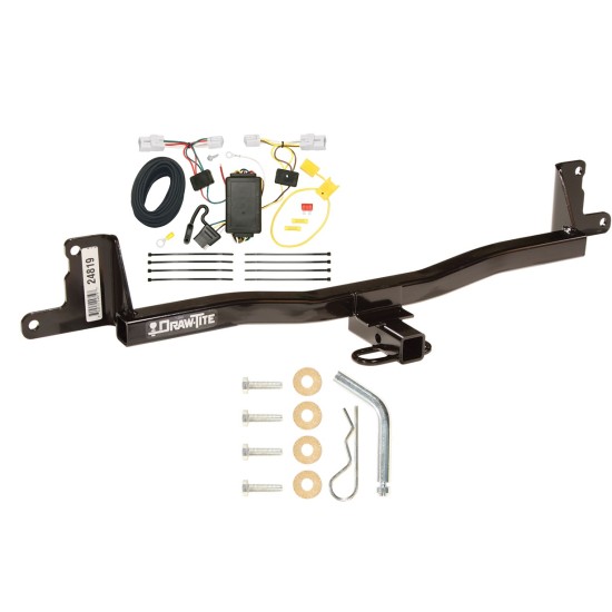Trailer Tow Hitch For 07 11 Toyota Yaris Sedan Trailer Hitch Tow Receiver w Wiring Harness Kit