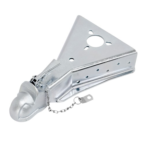 Bulldog Cast Head A-Frame Trailer Coupler 2-5/16" Ball 15,000 lbs Heavy Duty Tongue Wedge Latch ...