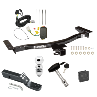Trailer Tow Hitch For 10 12 Lexus RX350 13 15 Exc F Sport 10 15 RX450h Deluxe Package Wiring 2 Ball and Lock 75676 118255 23 63845 580407 7010 TrailerJacks