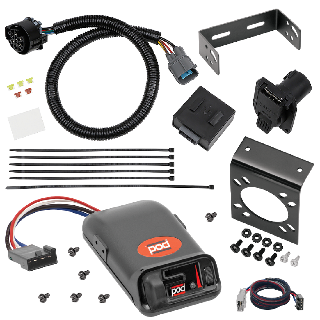 For 2017-2024 Honda Ridgeline Trailer Brake Controller + 7 Pin Trailer ...