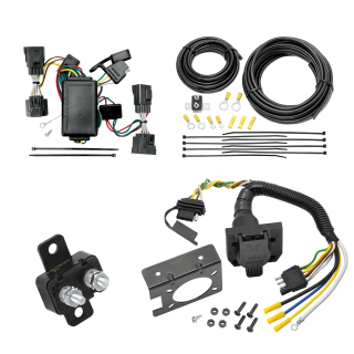 For 2006 2010 Jeep Commander 7 Pin Trailer Wiring RV 7 Way Plug by Tekonsha