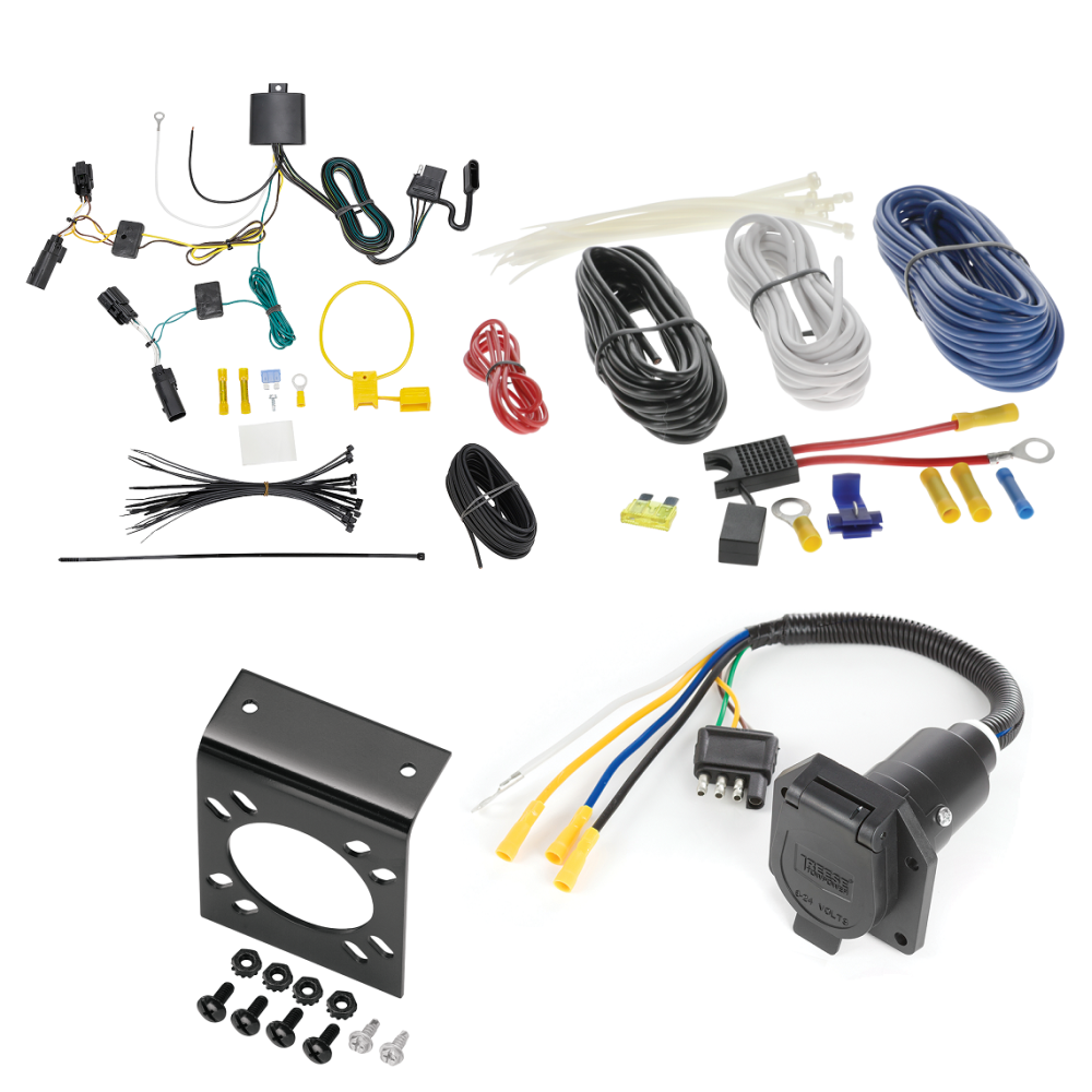 For 2018-2024 GMC Terrain 7 Pin Trailer Wiring RV 7 Way Plug by ...