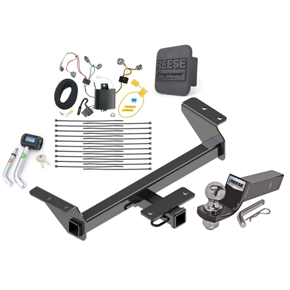 Reese Trailer Tow Hitch For 16-20 Toyota Tacoma Deluxe Package Wiring 2 ...