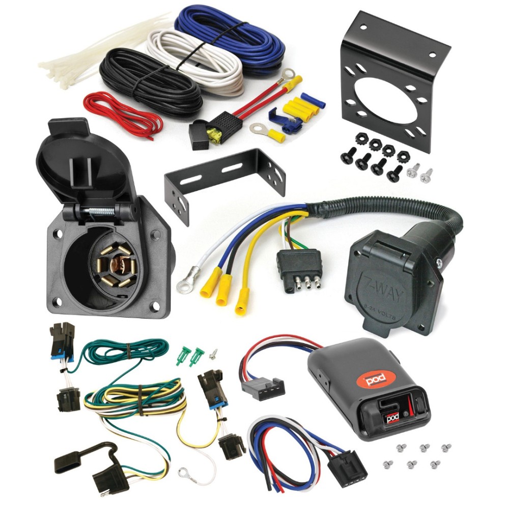 Economy POD Brake Control w/ 7-Way Wiring For 03-22 Chevy ...