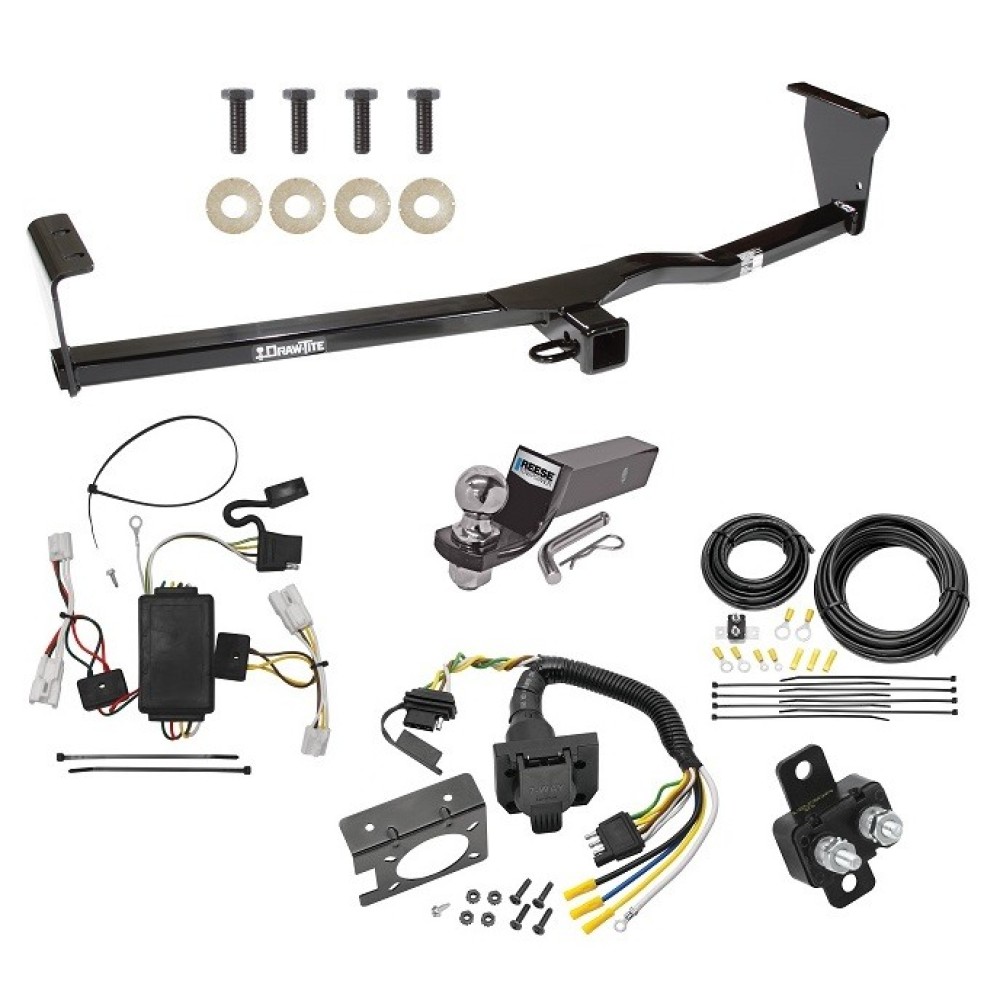Trailer Hitch Tow Package w/ 7-Way RV Wiring For 10-12 Hyundai ...