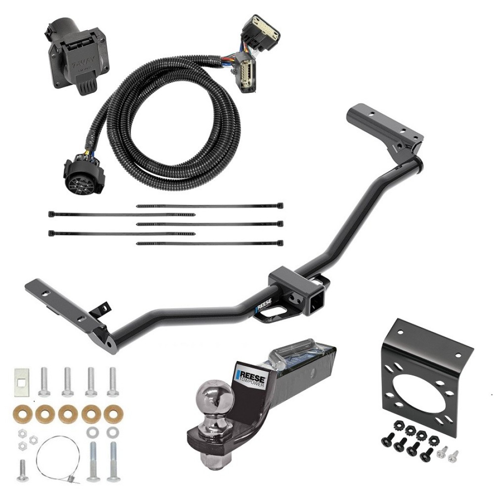 Trailer Hitch Tow Package w/ 7-Way RV Wiring For 11-19 Ford ...