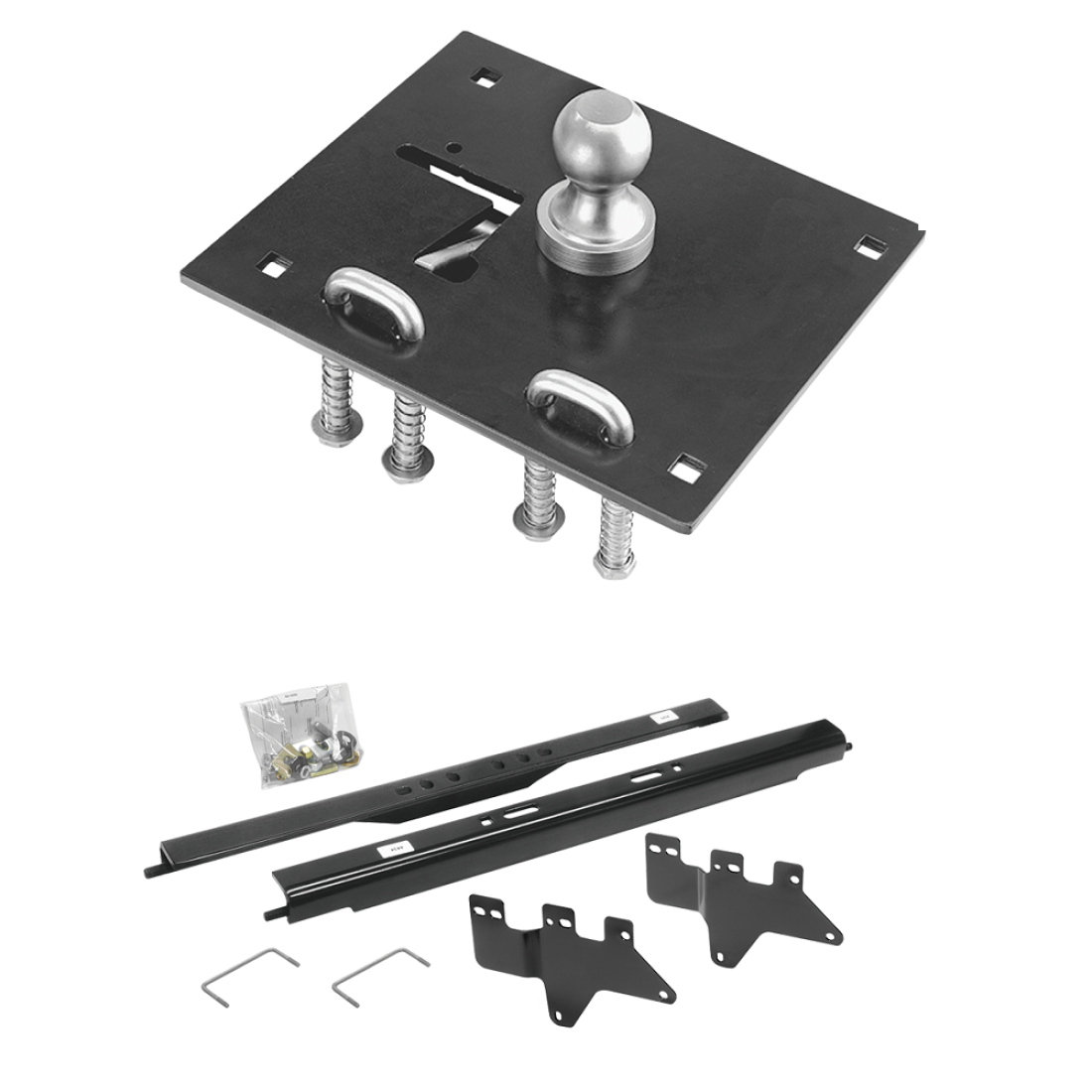 For 2007-2010 GMC Sierra 3500 HD Fold Down Plate Underbed Gooseneck ...