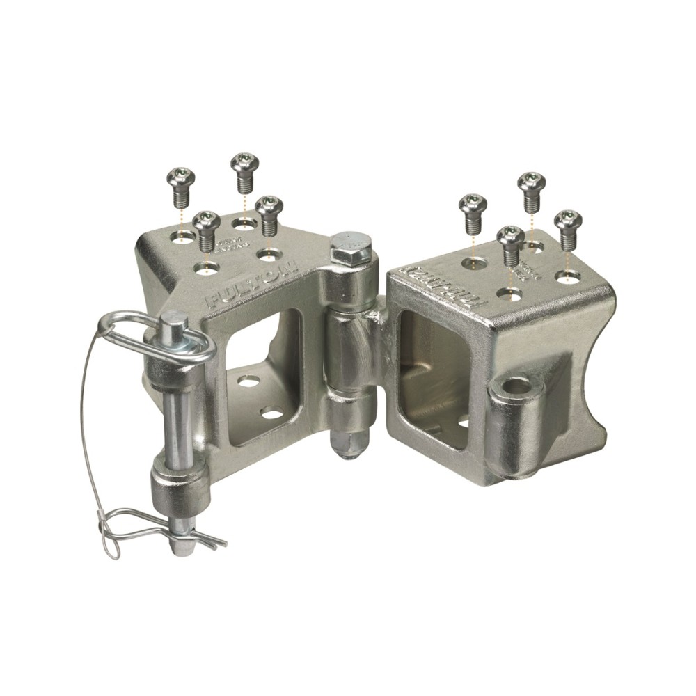 Fulton 3" x 3" Bolt-On Trailer Hinge Kit Fold-Away ...