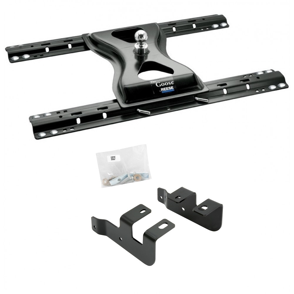 Reese 25K The Goose Gooseneck Trailer Hitch w/ Rails For 14-22 RAM 2500 ...