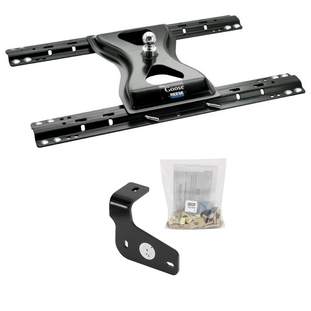 Reese 25K The Goose Gooseneck Trailer Hitch w/ Rails For 2015-2020 Ford ...