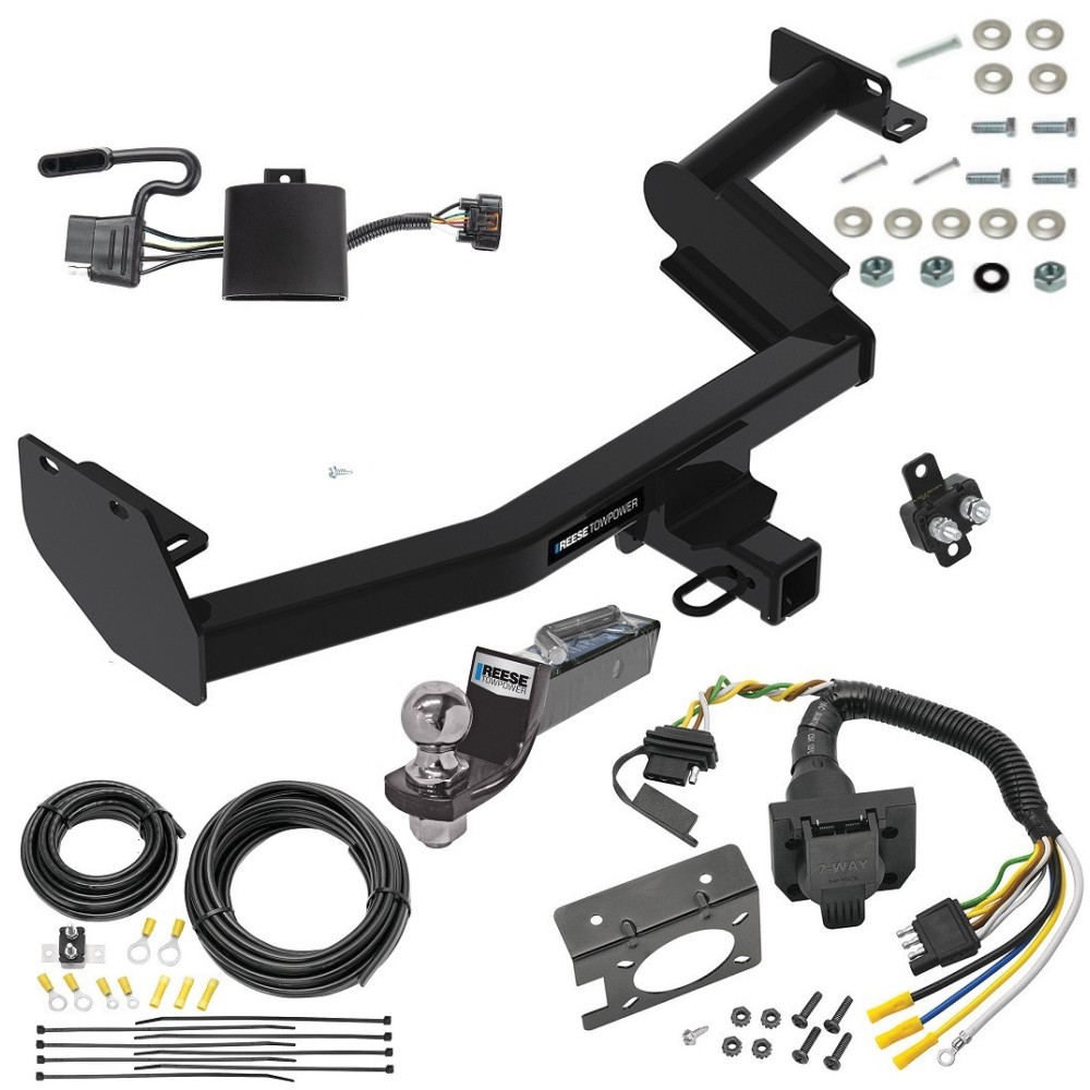 Trailer Hitch Tow Package w/ 7-Way RV Wiring For 20-22 Hyundai ...