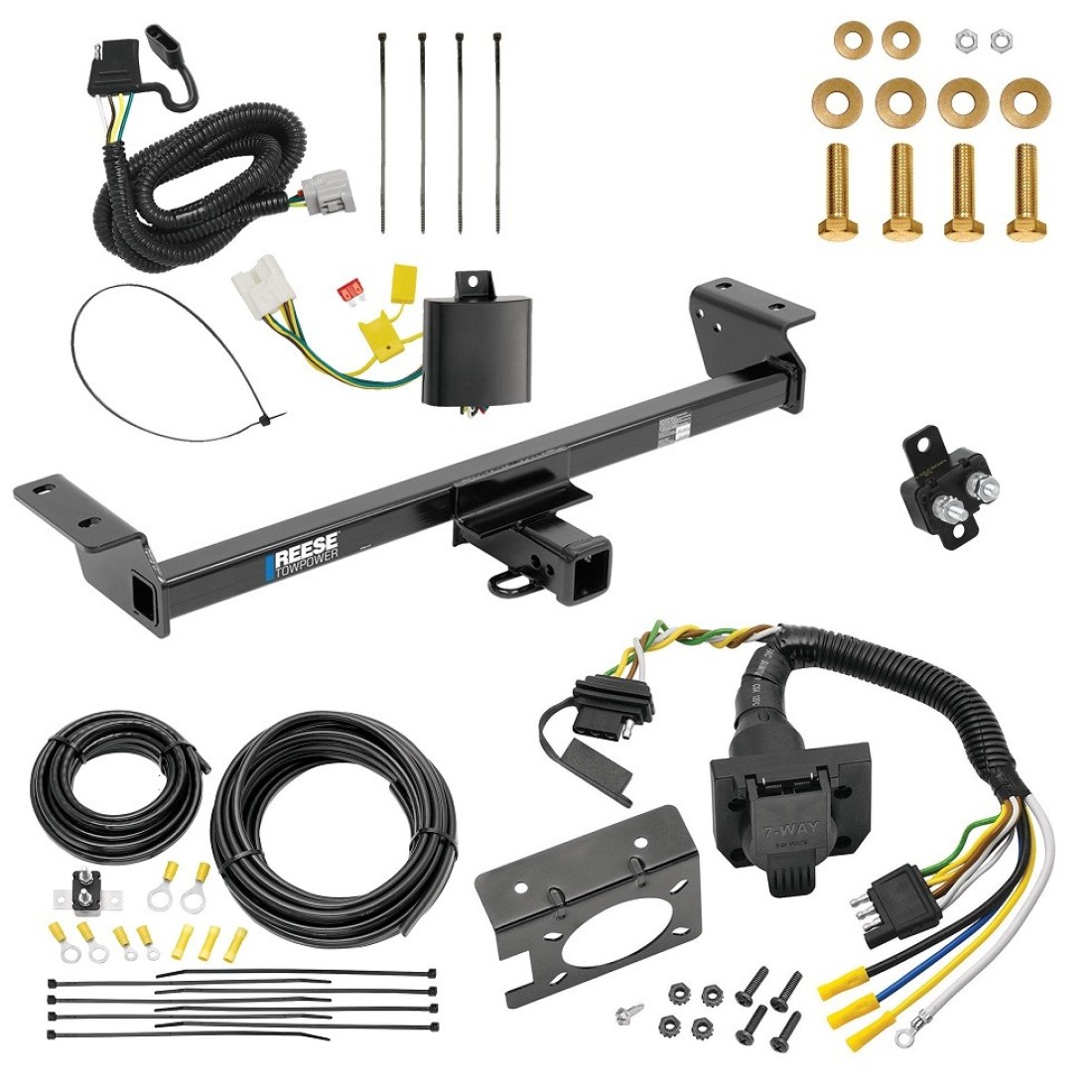 Trailer Hitch w/ 7-Way RV Wiring For 16-22 Lexus RX350 16-21 RX450h ...